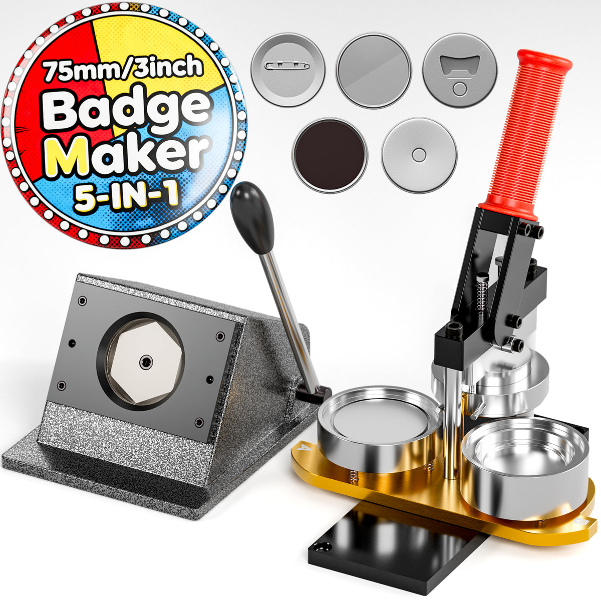 Magnet Maker Machine Kit 3in Round – AMAGMK